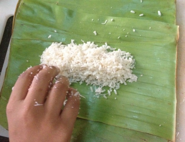Khmer Festive Sweet – Num Ansom Chek – Banana Filled Steamed Rice Cakes ...