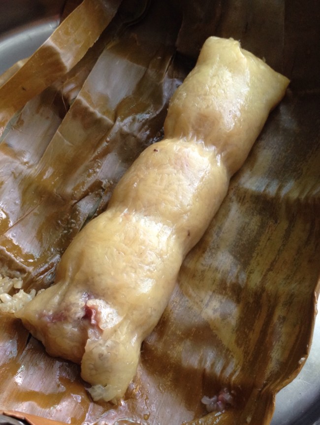 Khmer Festive Sweet – Num Ansom Chek – Banana Filled Steamed Rice Cakes ...