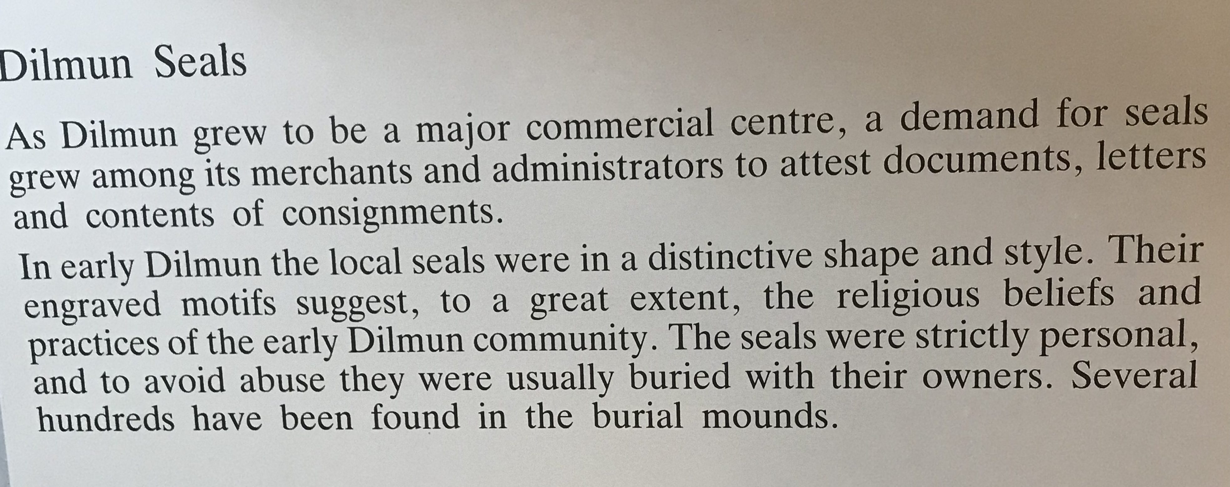 A trip to Bahrain – Dilmun Civilisation and the First Oil Well in the ...